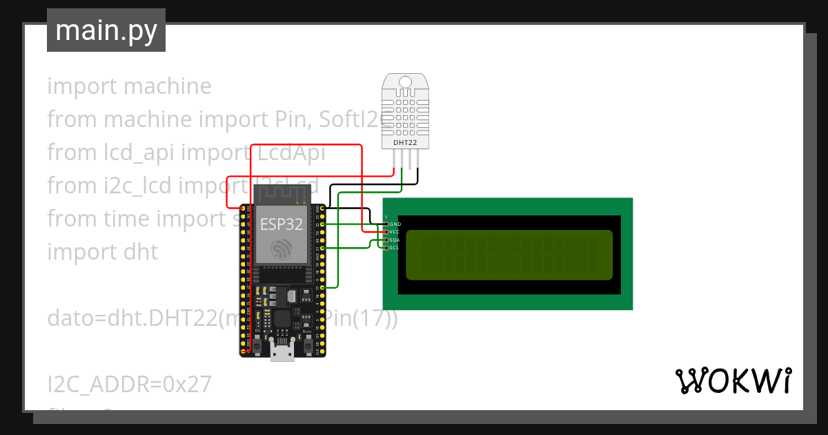 codigo pantalla led - Wokwi ESP32, STM32, Arduino Simulator