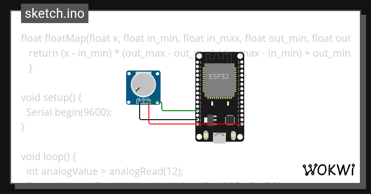 C188 Potentiometer reading - Wokwi ESP32, STM32, Arduino Simulator C188 Potentiometer reading - Wokwi ESP32, STM32, Arduino Simulator