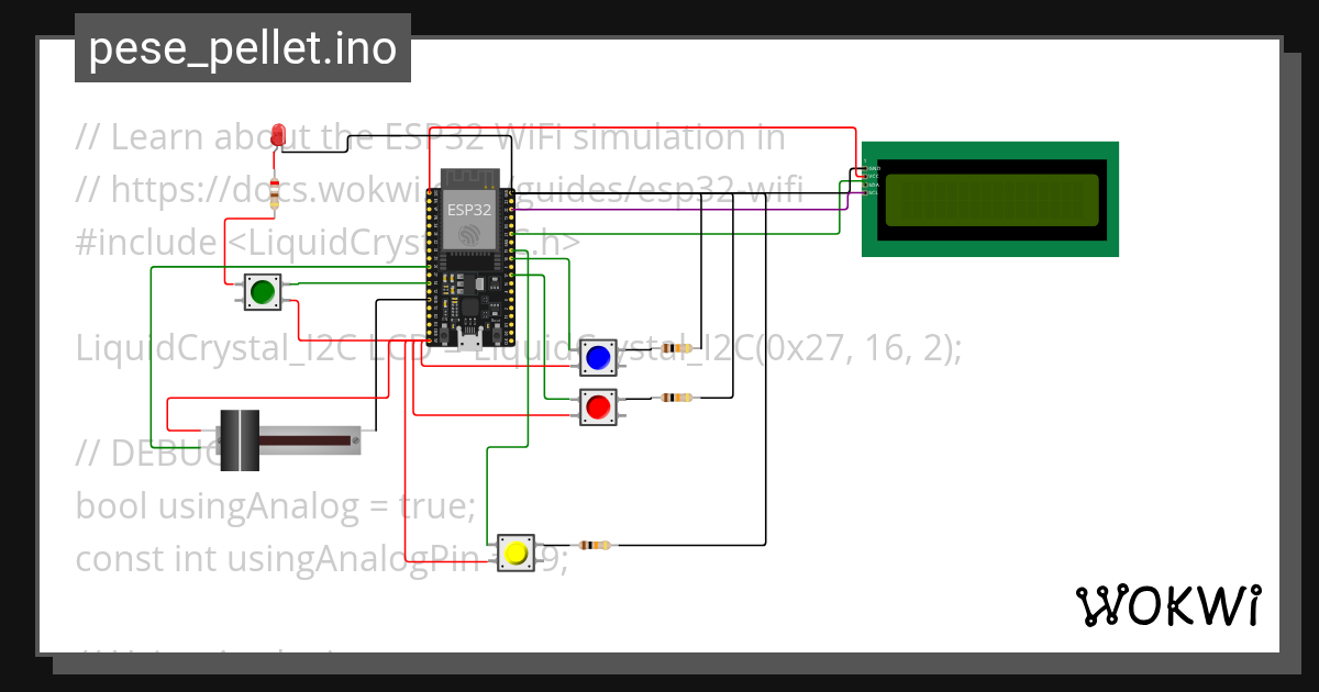 Pese Pellet - Wokwi ESP32, STM32, Arduino Simulator