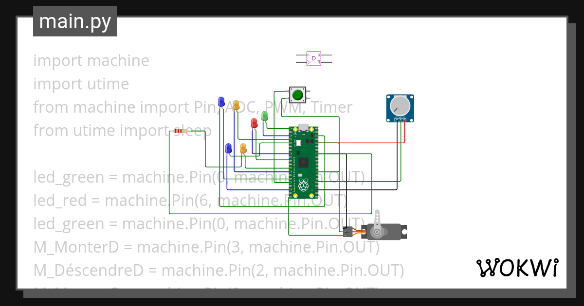 Pont Elevateur Wokwi Esp32 Stm32 Arduino Simulator 9327