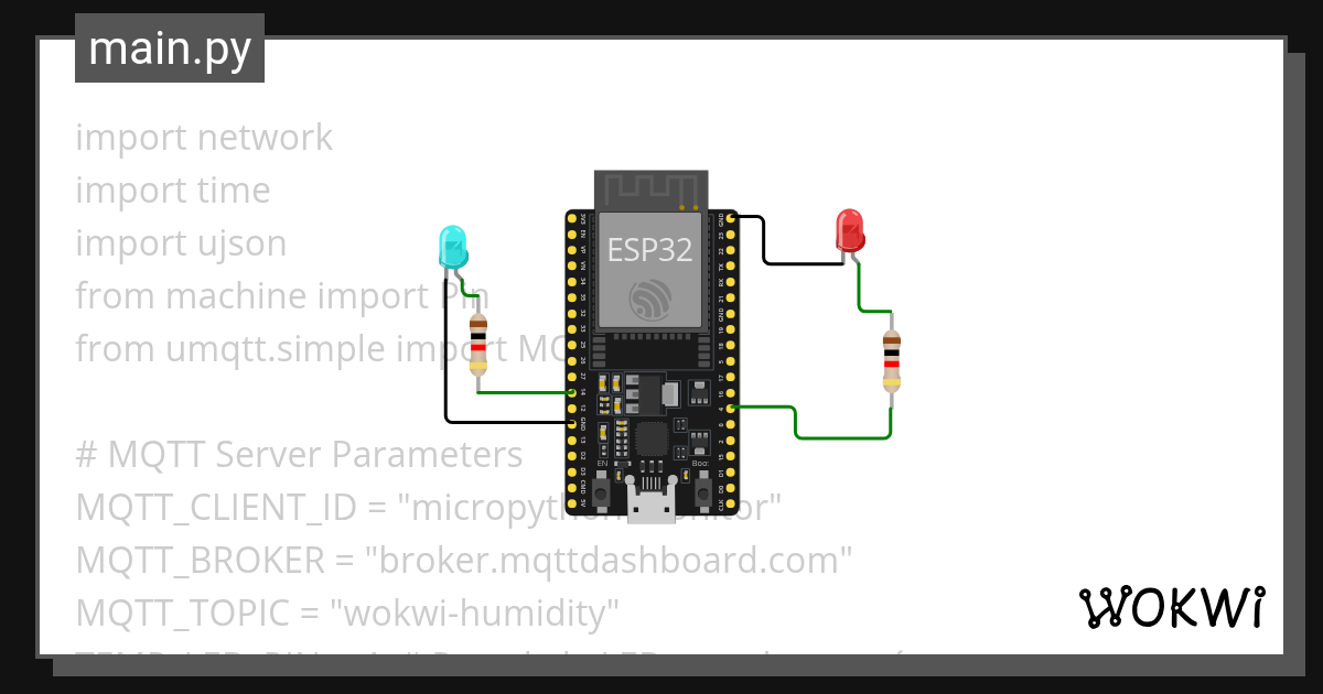 Monitor - Wokwi ESP32, STM32, Arduino Simulator