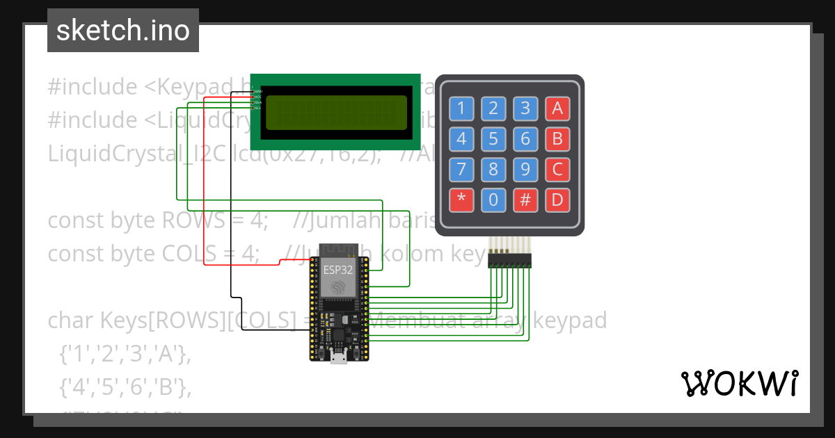 TOP 4 SMART PASSWORD - Wokwi ESP32, STM32, Arduino Simulator