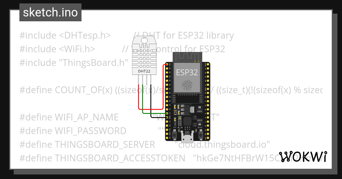 Dht22 Thingsboard Copy Wokwi Esp32 Stm32 Arduino Simulator
