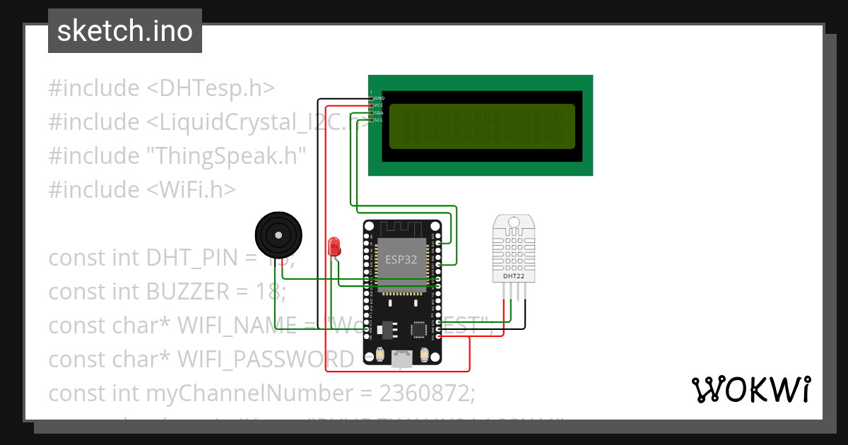 Intelligent fire detector system Copy - Wokwi ESP32, STM32, Arduino Simulator