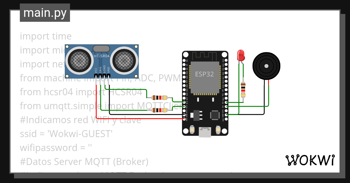 Tp con sensor booleano - Wokwi ESP32, STM32, Arduino Simulator