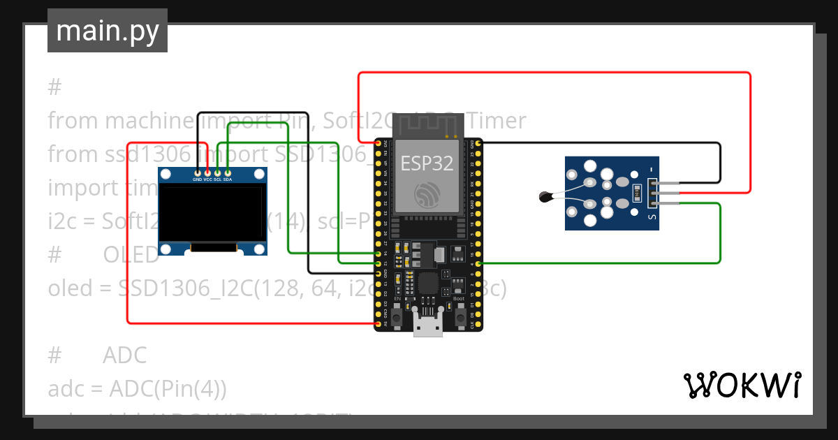 温度传感器 Wokwi Esp32 Stm32 Arduino Simulator 5731