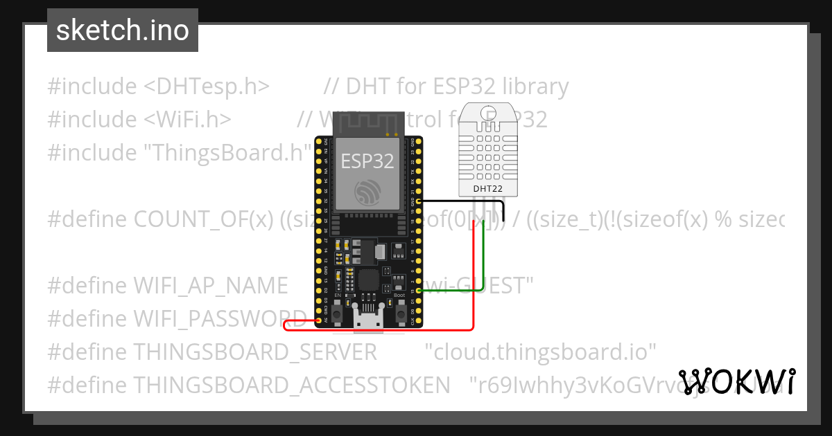 Thingsboarddht22 Wokwi Esp32 Stm32 Arduino Simulator