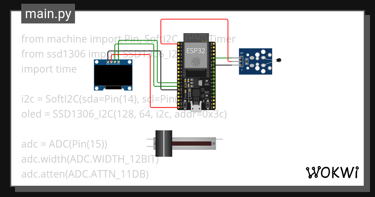 11月28日模拟温度传感器 Copy 3 Wokwi Esp32 Stm32 Arduino Simulator