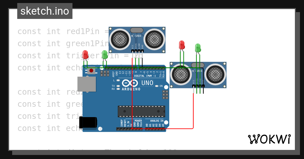 Rambu Lalu Lintas Wokwi Esp32 Stm32 Arduino Simulator