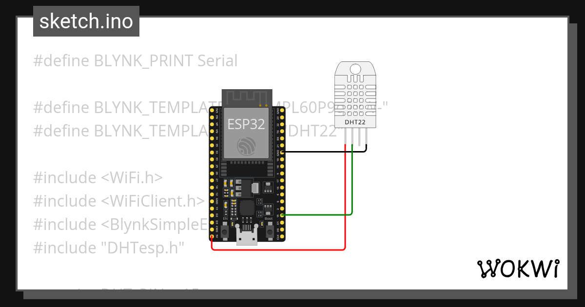 SAM_blynkDHT22 - Wokwi ESP32, STM32, Arduino Simulator