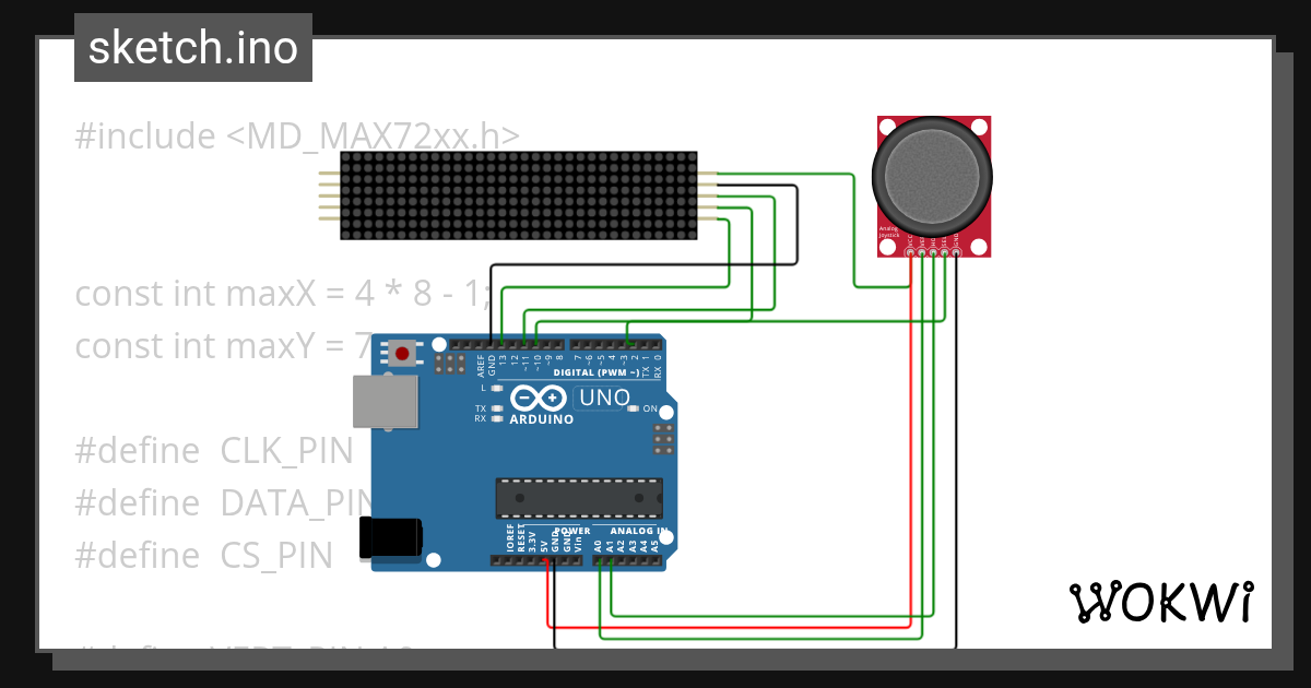 Joystick - Wokwi ESP32, STM32, Arduino Simulator