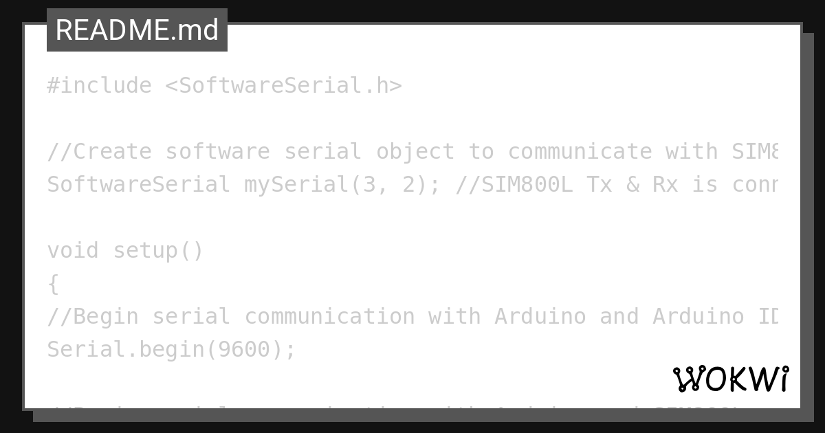 Lectura De Sms Wokwi Esp32 Stm32 Arduino Simulator