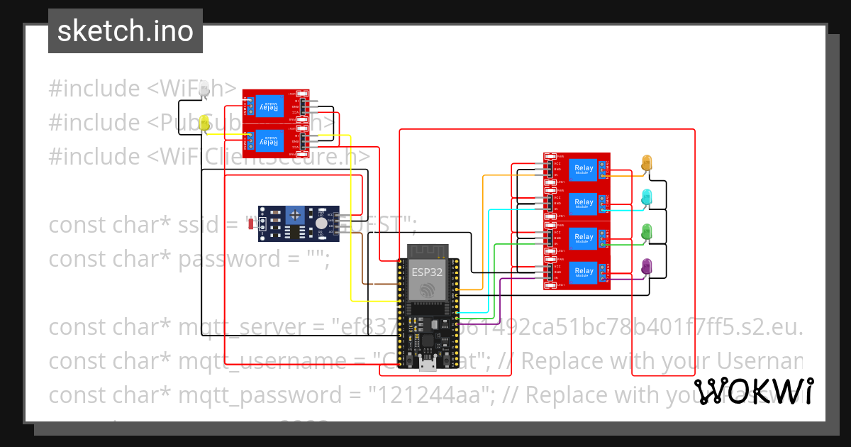 MQTT_Full - Wokwi ESP32, STM32, Arduino Simulator