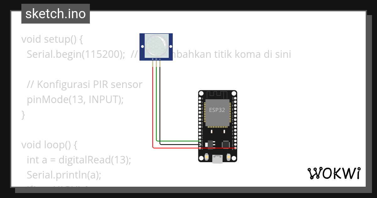 coba esp_pir - Wokwi ESP32, STM32, Arduino Simulator