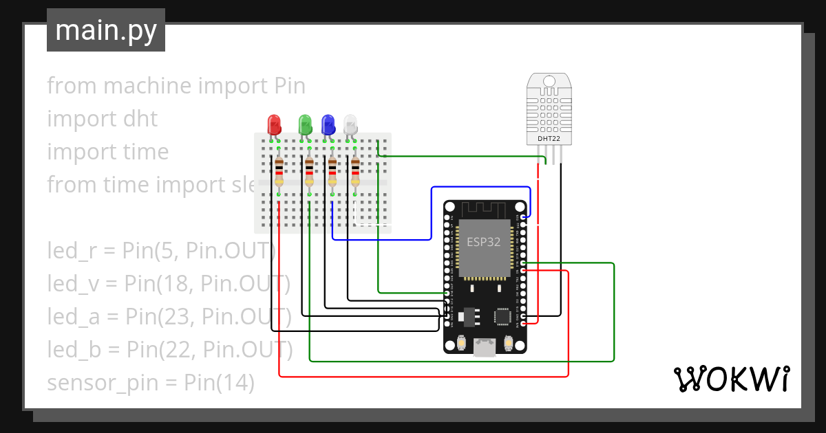 Led Y Sensor Temperatura Wokwi Esp32 Stm32 Arduino Simulator 9727