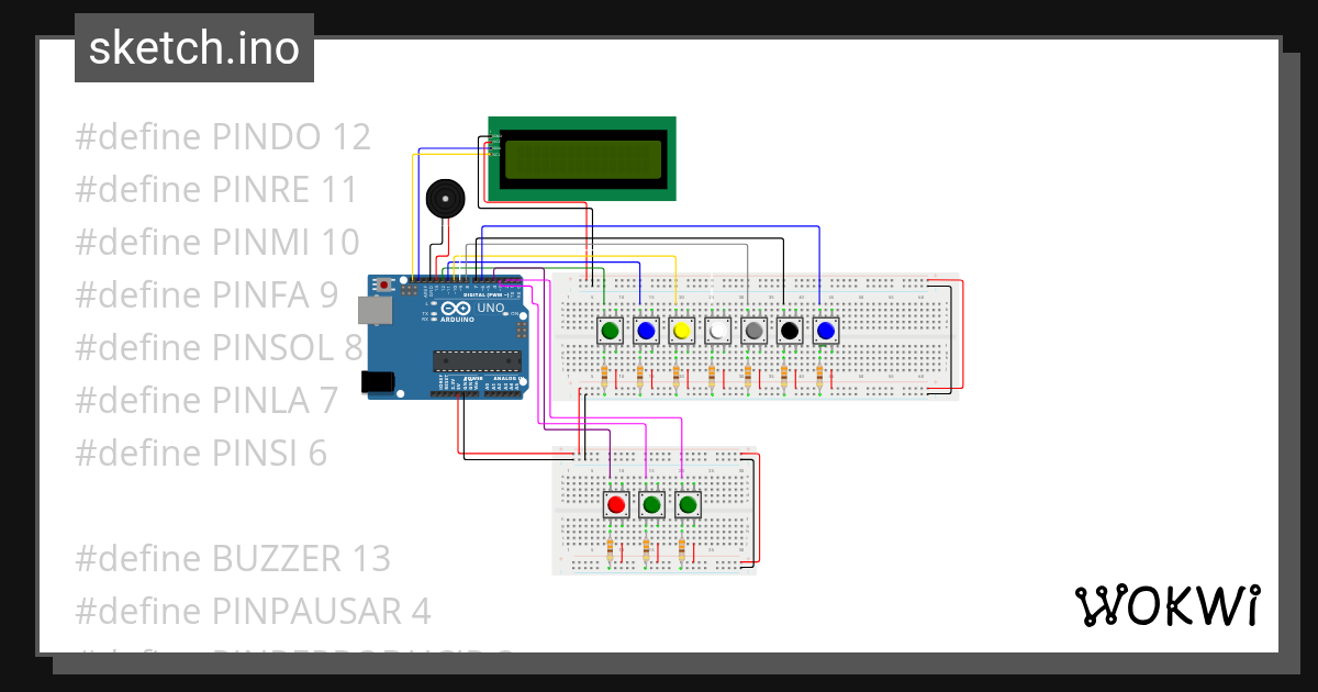 Piano proyecto final - Wokwi ESP32, STM32, Arduino Simulator