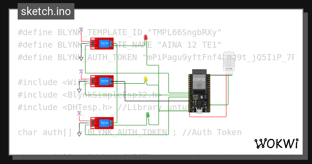 Aina 12 Te1 Wokwi Esp32 Stm32 Arduino Simulator 4267
