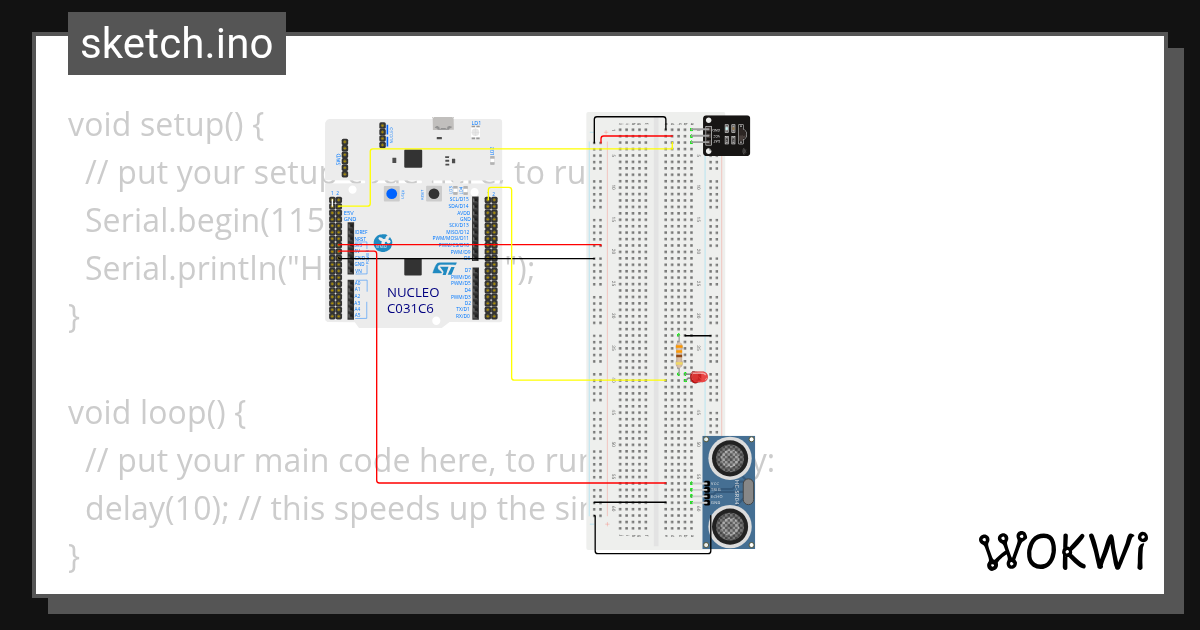 Projet final micro - Wokwi ESP32, STM32, Arduino Simulator