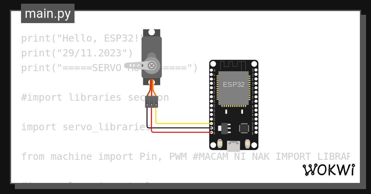 Servo Hakim Wokwi Esp32 Stm32 Arduino Simulator