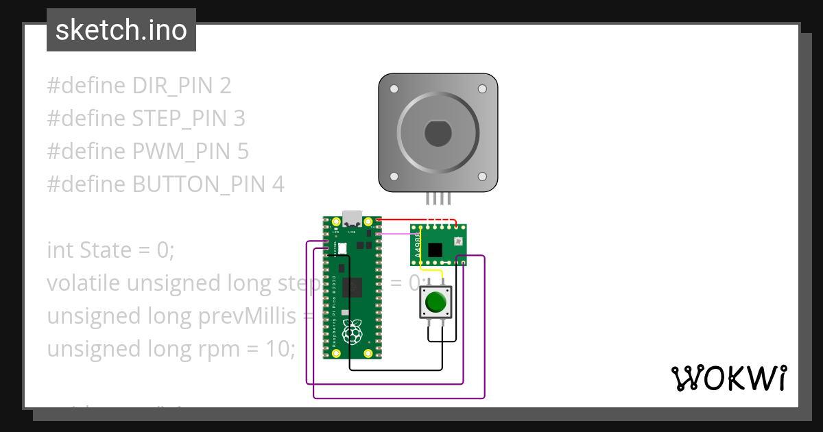 Contador PWM pi pico / 20491058 - Wokwi ESP32, STM32, Arduino Simulator
