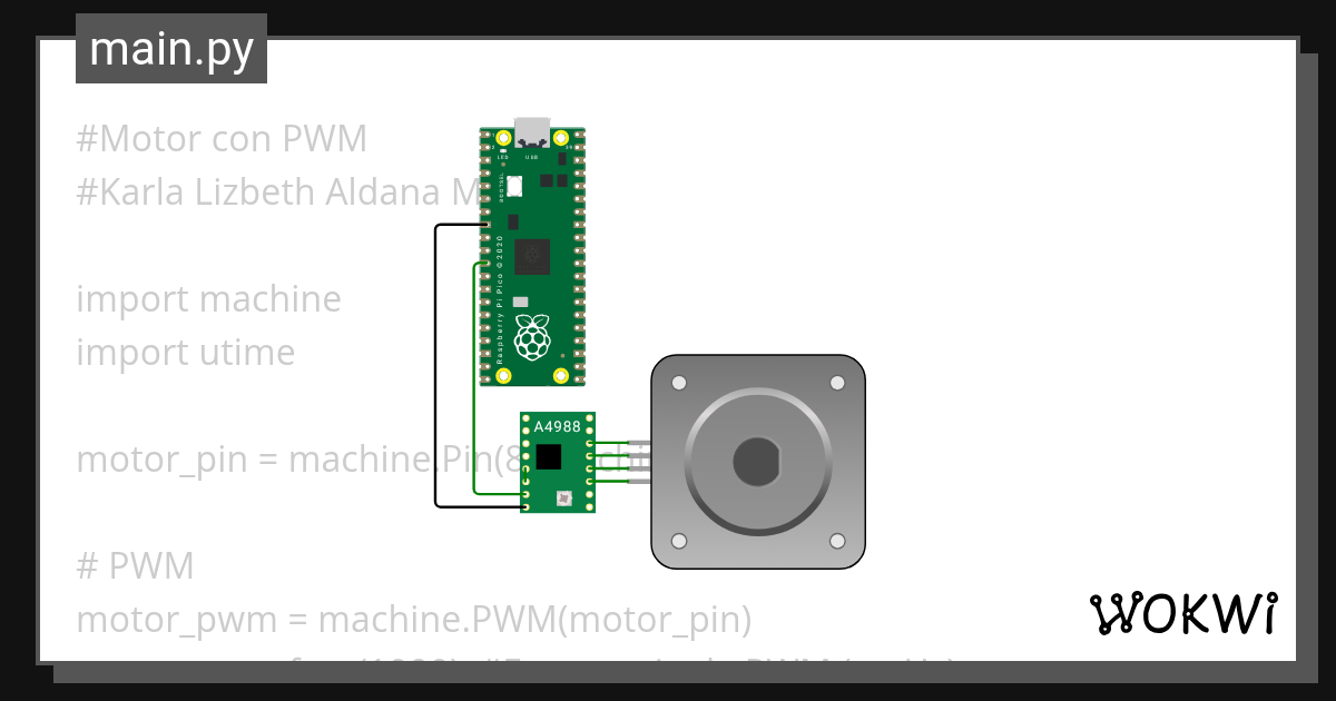PWM-Karla Aldana - Wokwi ESP32, STM32, Arduino Simulator