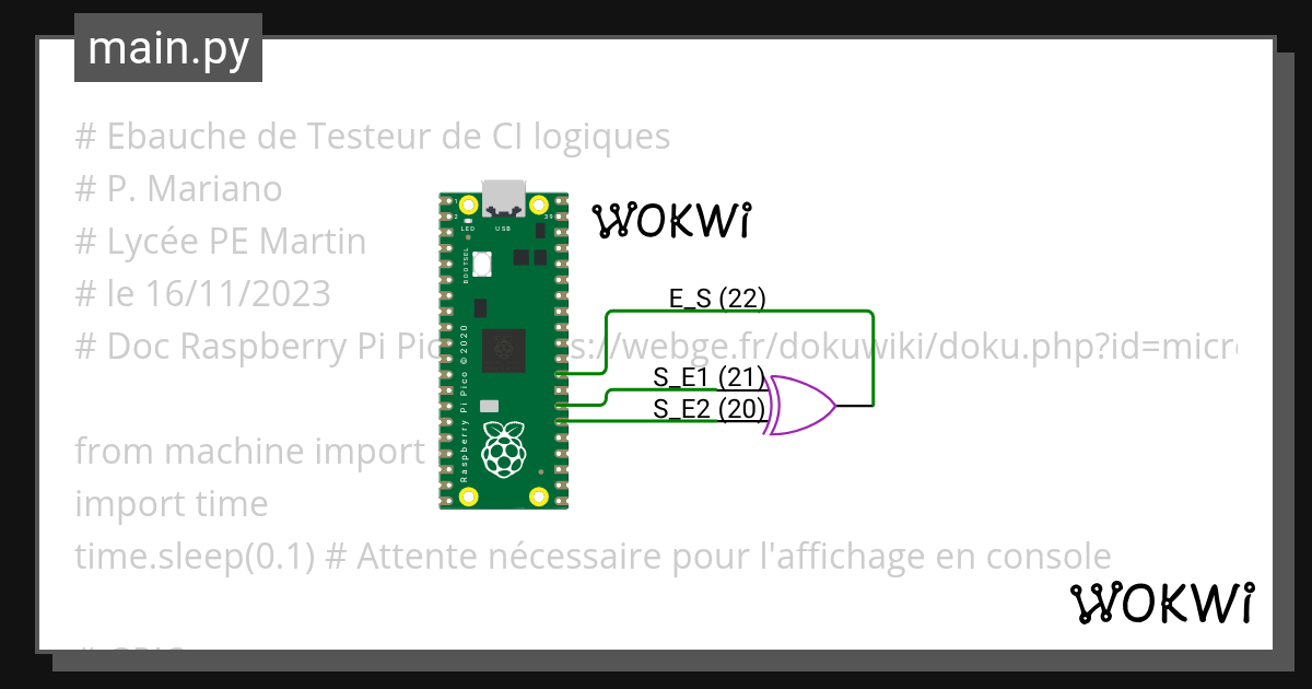 Millerioux--TamainTestPLD - Wokwi ESP32, STM32, Arduino Simulator