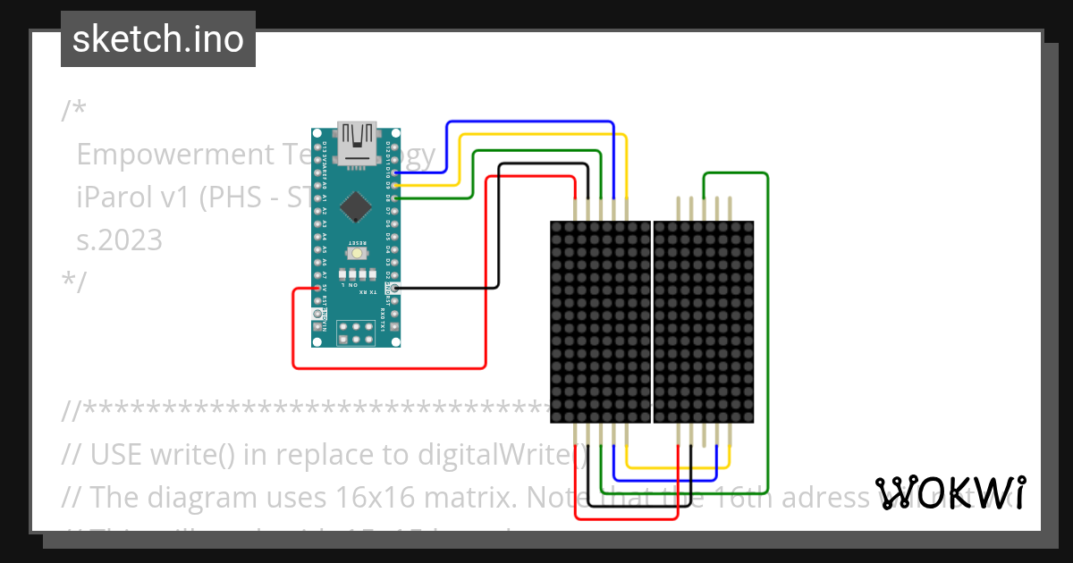iParol_STEM Copy - Wokwi ESP32, STM32, Arduino Simulator iParol_STEM Copy - Wokwi ESP32, STM32, Arduino Simulator