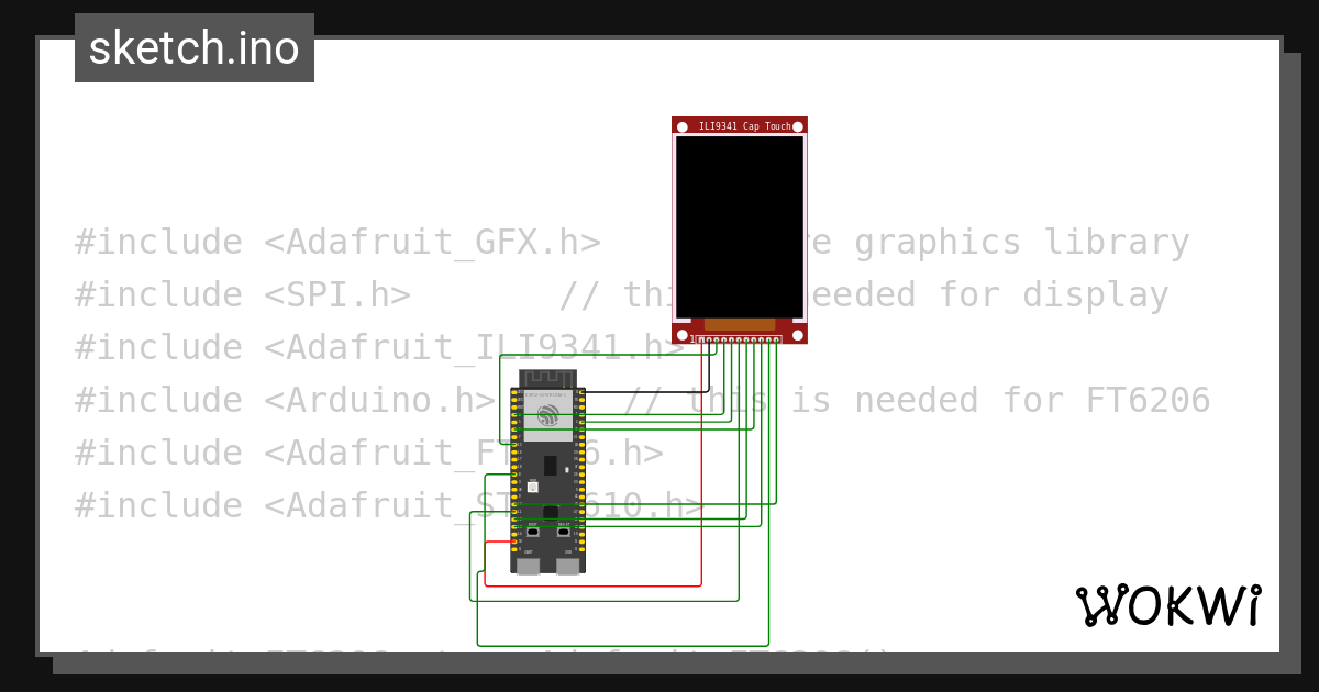 Touchscreentry1 Wokwi Esp32 Stm32 Arduino Simulator