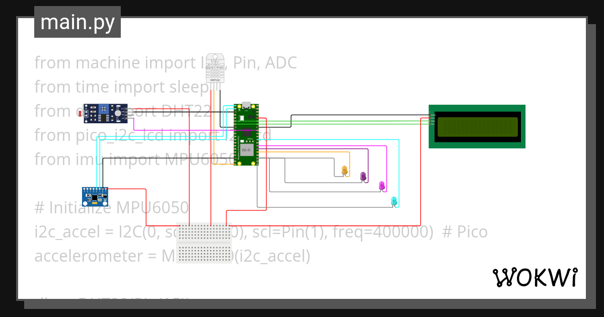 Examen TP/IOT - Wokwi ESP32, STM32, Arduino Simulator