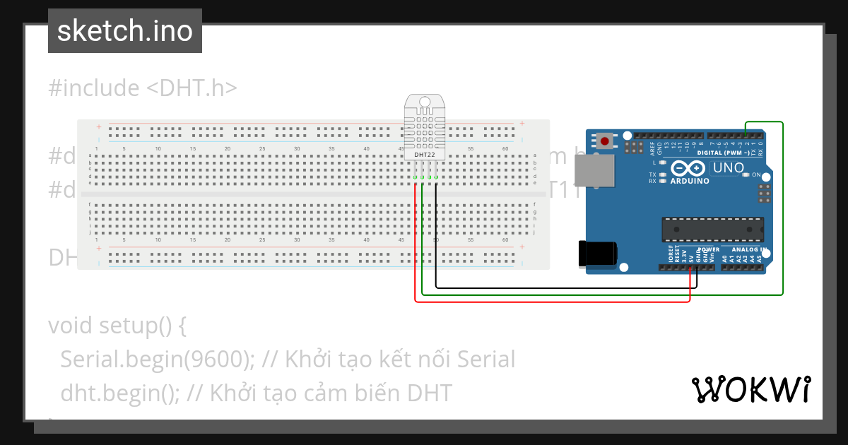 bai 5 - Wokwi ESP32, STM32, Arduino Simulator