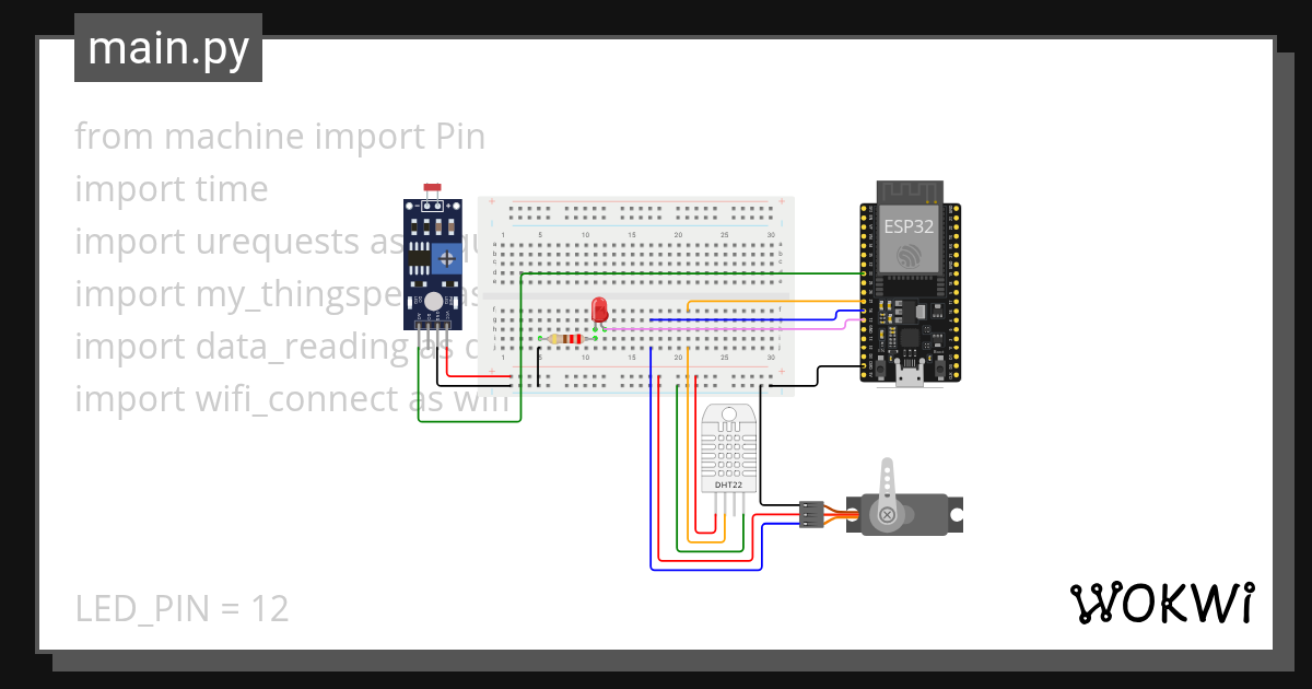 Rest Mqtt Thingspeak Example2 Wokwi Esp32 Stm32 Arduino Simulator