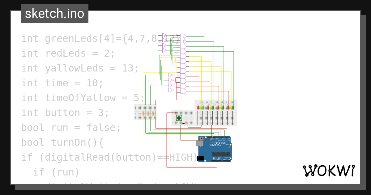 Traffic Copy2 Wokwi Esp32 Stm32 Arduino Simulator