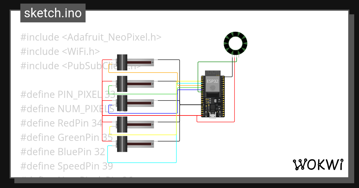 PROJECT - Wokwi ESP32, STM32, Arduino Simulator