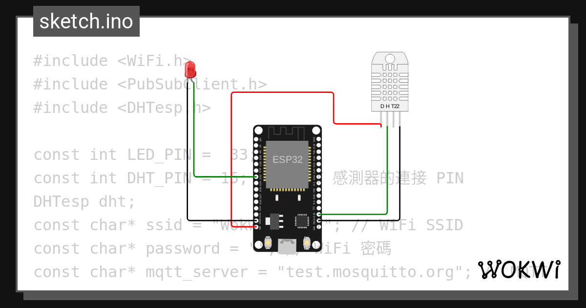 Dhtesp32mqtt Another One Wokwi Esp32 Stm32 Arduino Simulator 8866