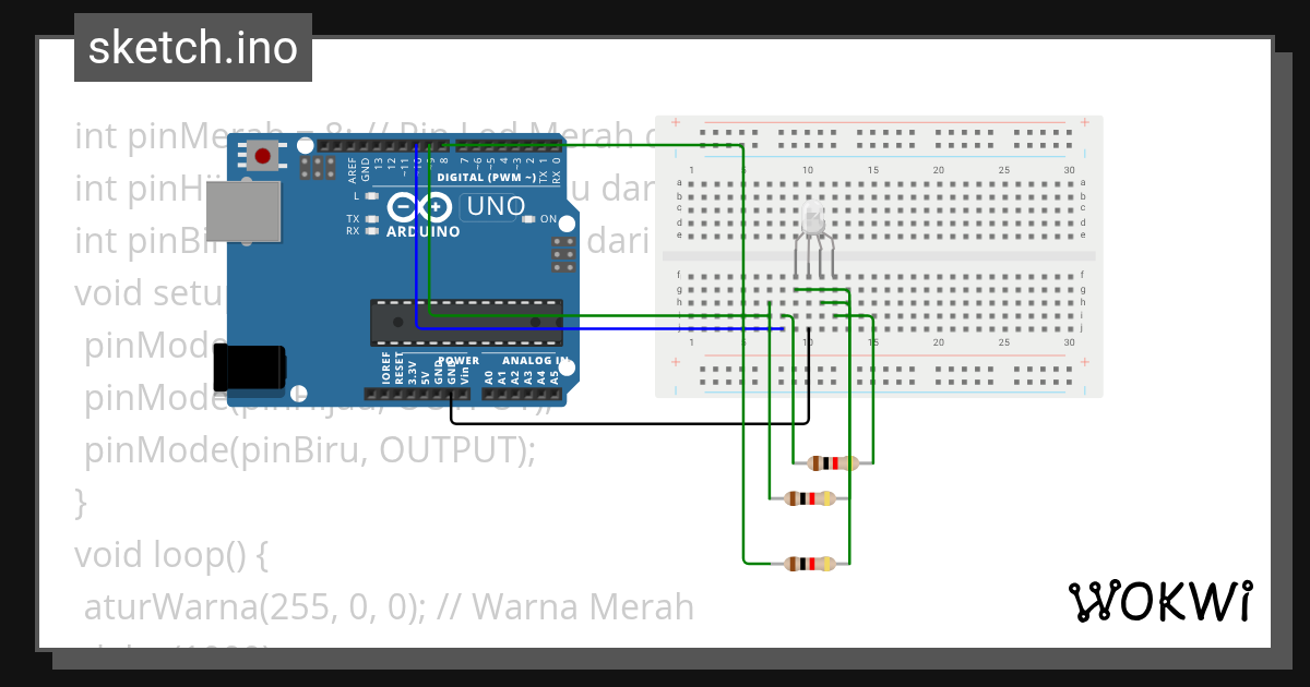 Rgb Wokwi Esp32 Stm32 Arduino Simulator