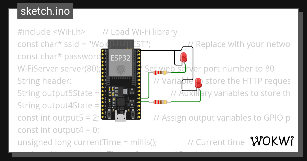 ESP32_Home_automation - Wokwi ESP32, STM32, Arduino Simulator