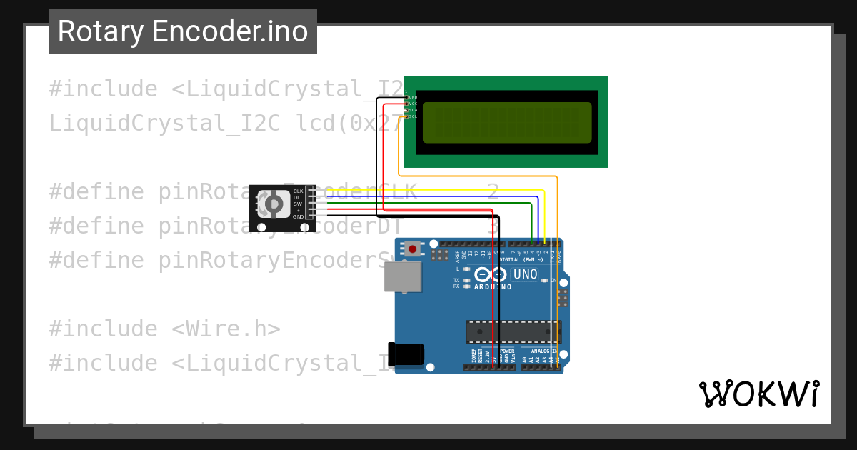 Rotary Encoder Copy Wokwi Esp32 Stm32 Arduino Simulator