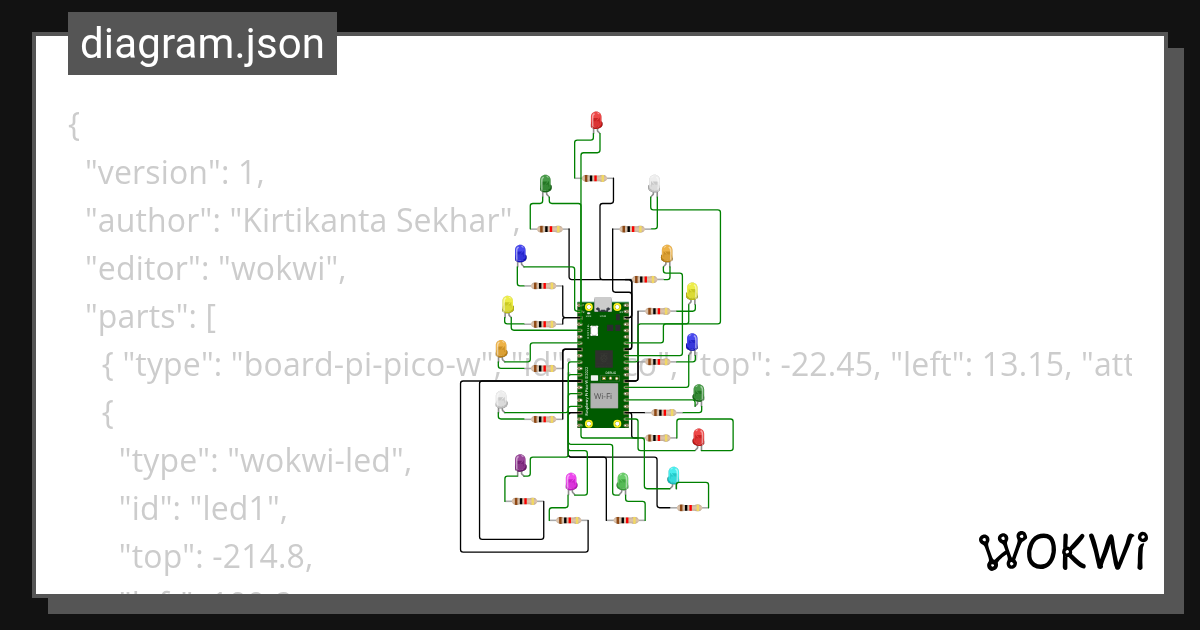 16 LED Min Max Copy - Wokwi ESP32, STM32, Arduino Simulator