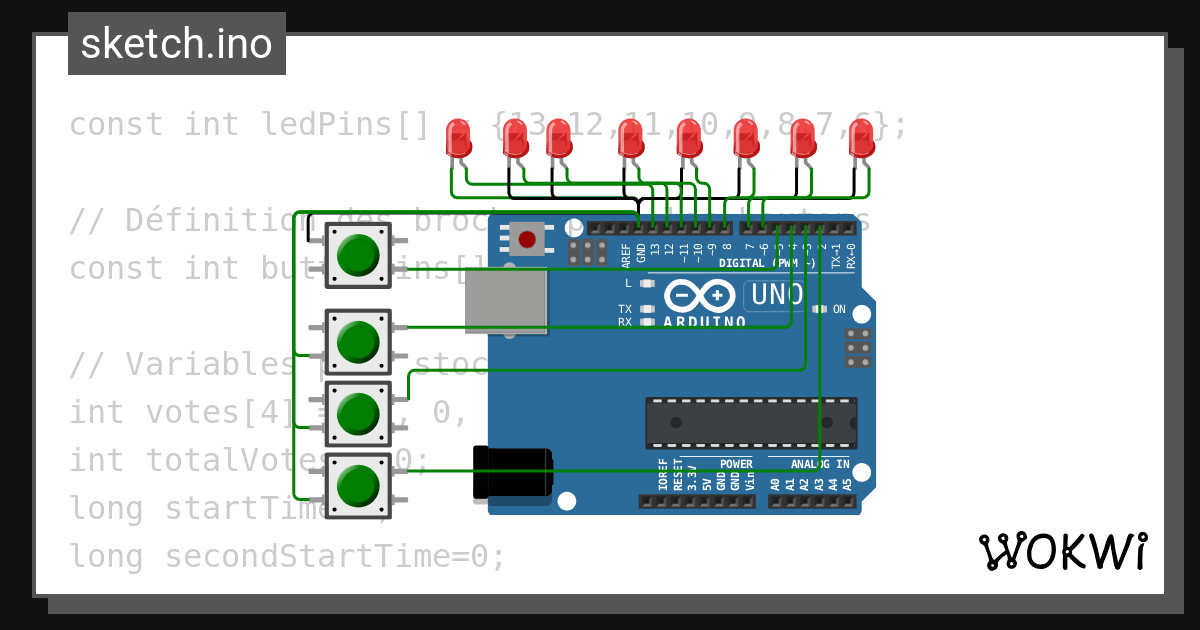 Vote System Copy Wokwi Esp32 Stm32 Arduino Simulator 0975