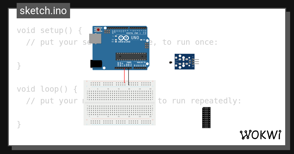 Датчик Температуры Wokwi Esp32 Stm32 Arduino Simulator 0266