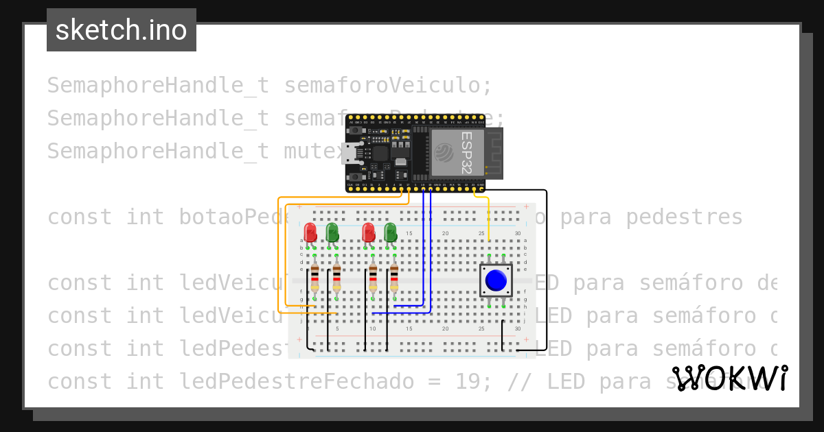 Prática 09 Wokwi Esp32 Stm32 Arduino Simulator