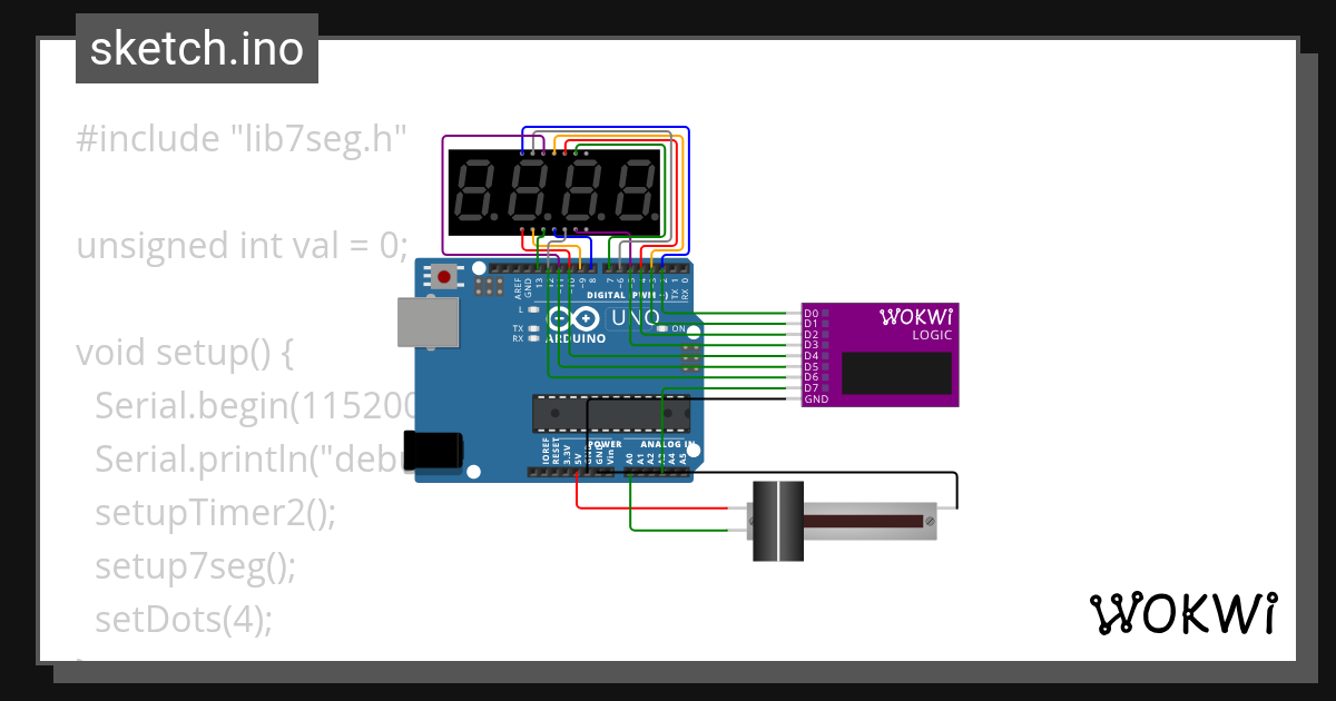 Exercice 3 TP 1 DA SILVA YAZID - Wokwi ESP32, STM32, Arduino Simulator