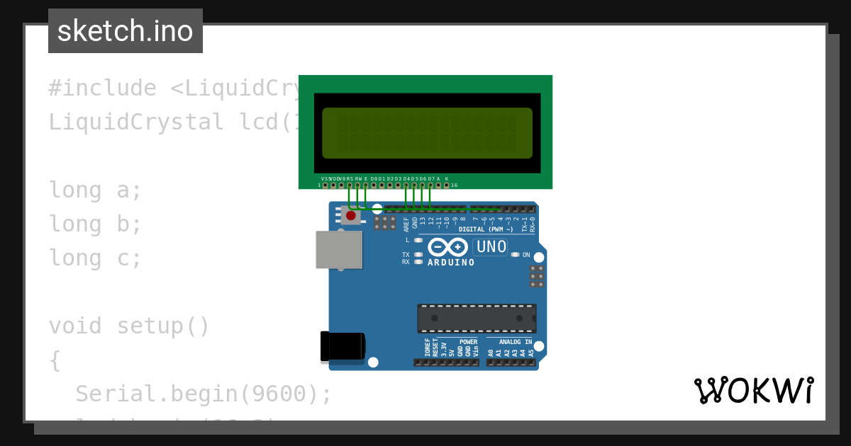 Pisomka Wokwi Esp32 Stm32 Arduino Simulator 2050