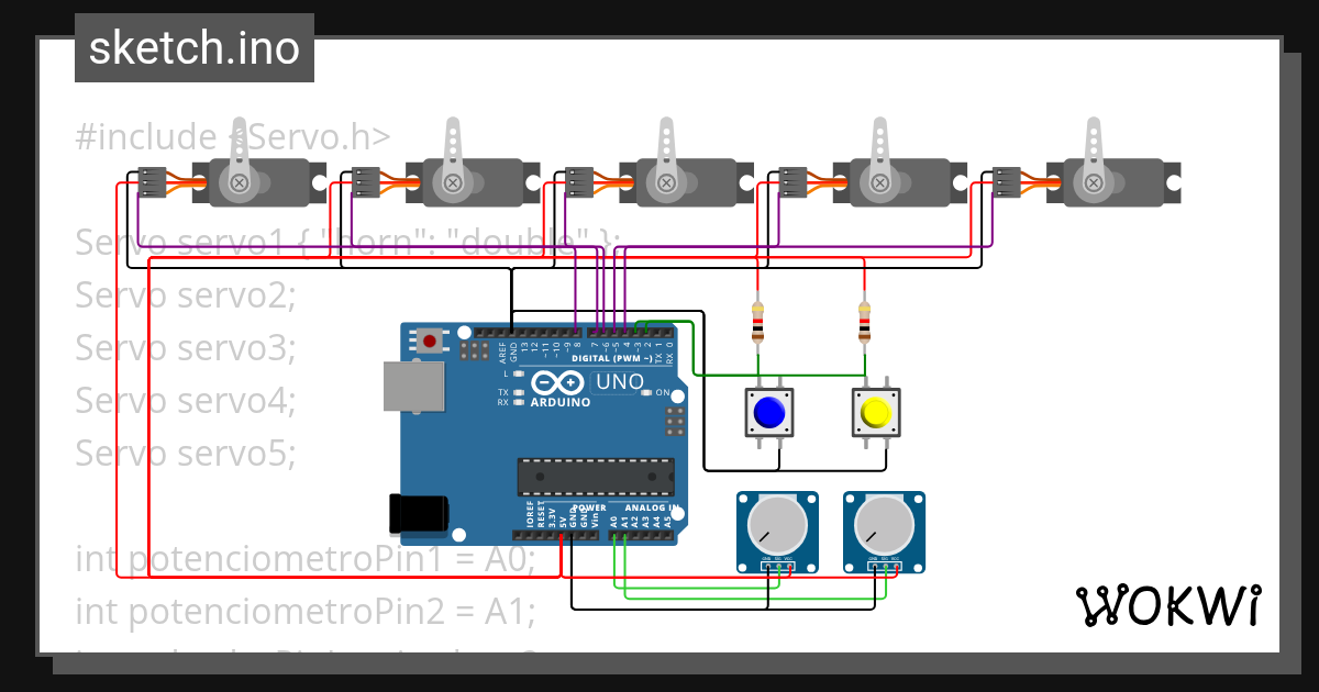 Proyecto 1 - Wokwi ESP32, STM32, Arduino Simulator