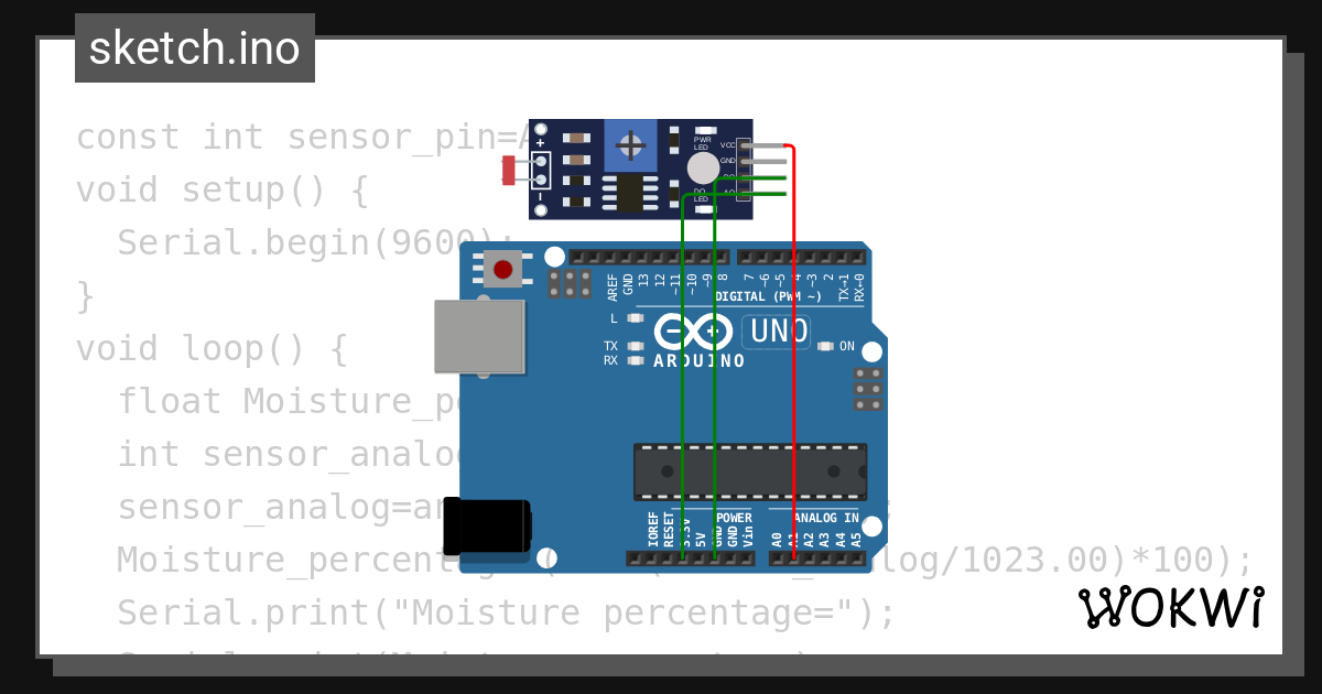 Interfacing Of Moisture By Mahi Copy Wokwi Esp32 Stm32 Arduino Simulator 