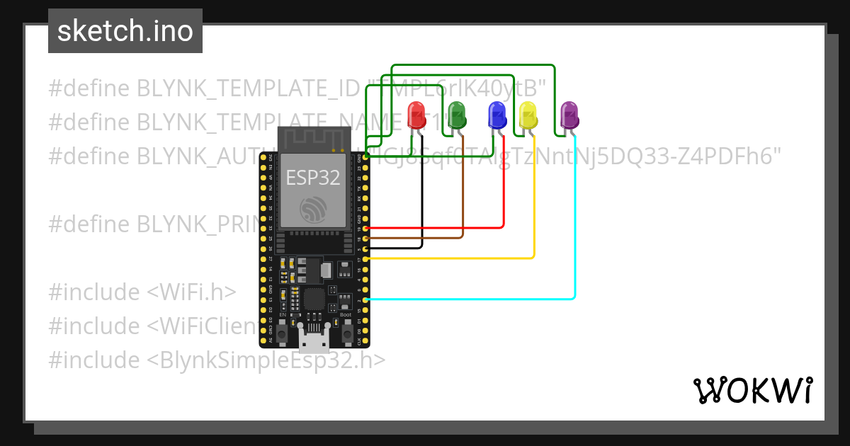 T1 - Wokwi ESP32, STM32, Arduino Simulator
