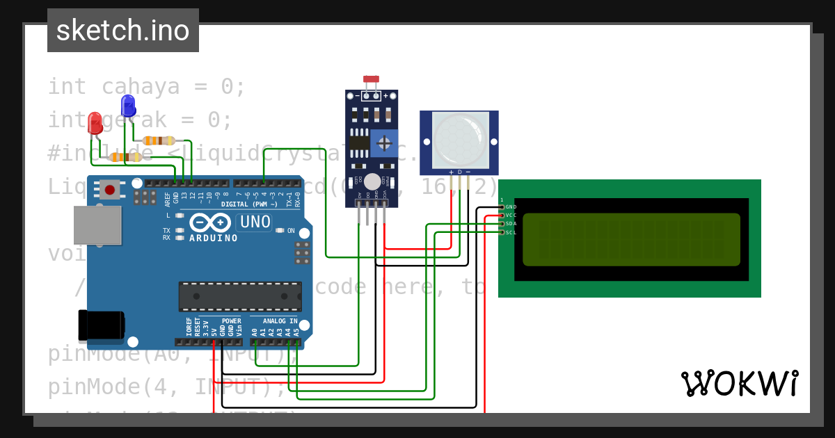 Sensor Ldr Dan Pir Wokwi Esp32 Stm32 Arduino Simulator 2912