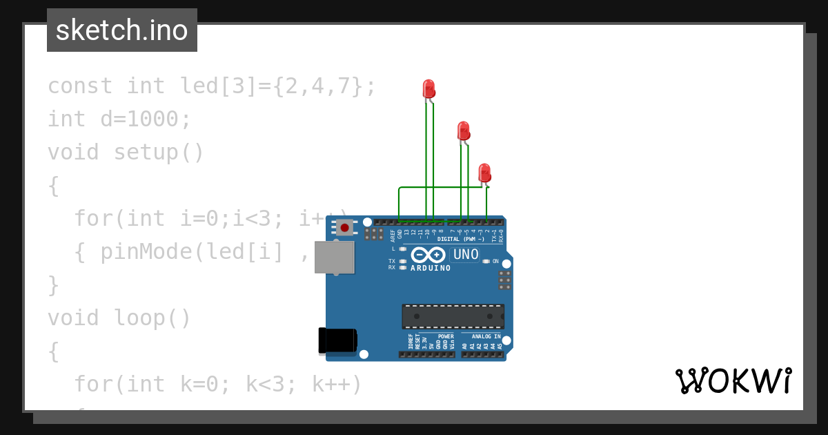 Led3 Wokwi Esp32 Stm32 Arduino Simulator 