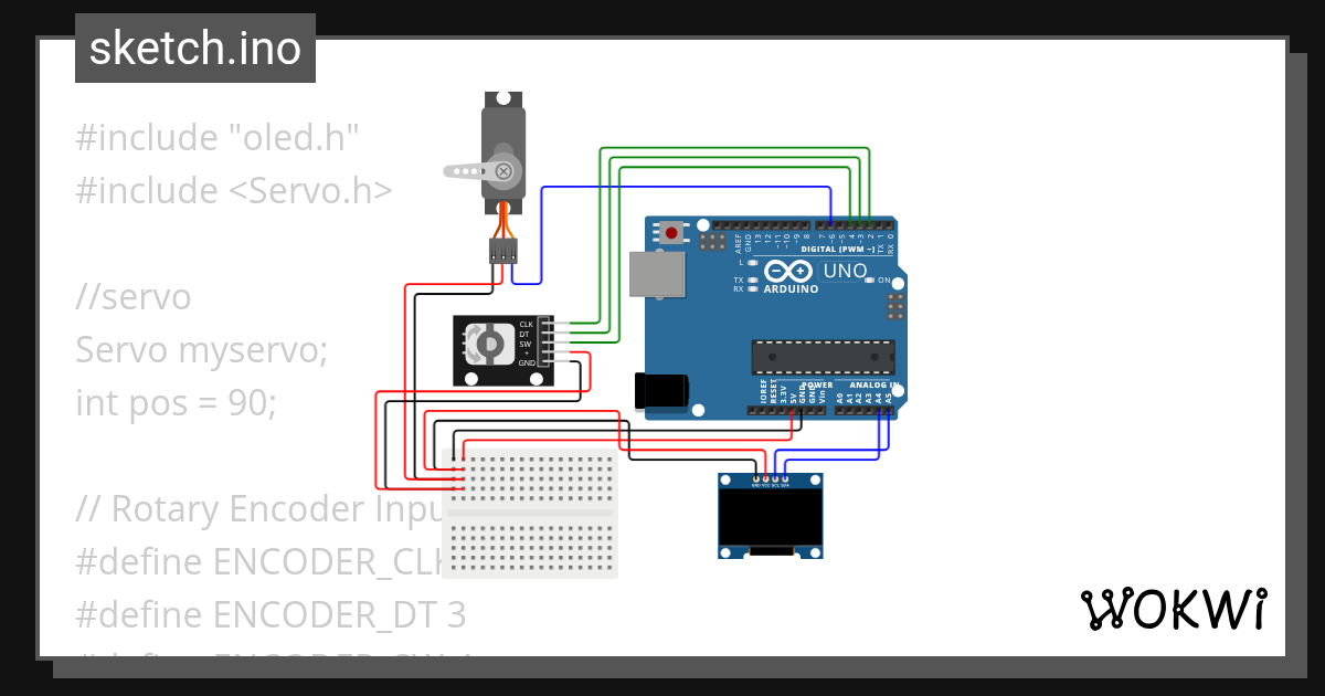 Oled Servo Wokwi Esp32 Stm32 Arduino Simulator 3188