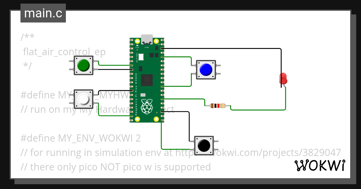 flat_air_control_ep - Wokwi ESP32, STM32, Arduino Simulator